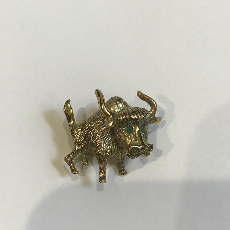 Bull Brooch - Etsy