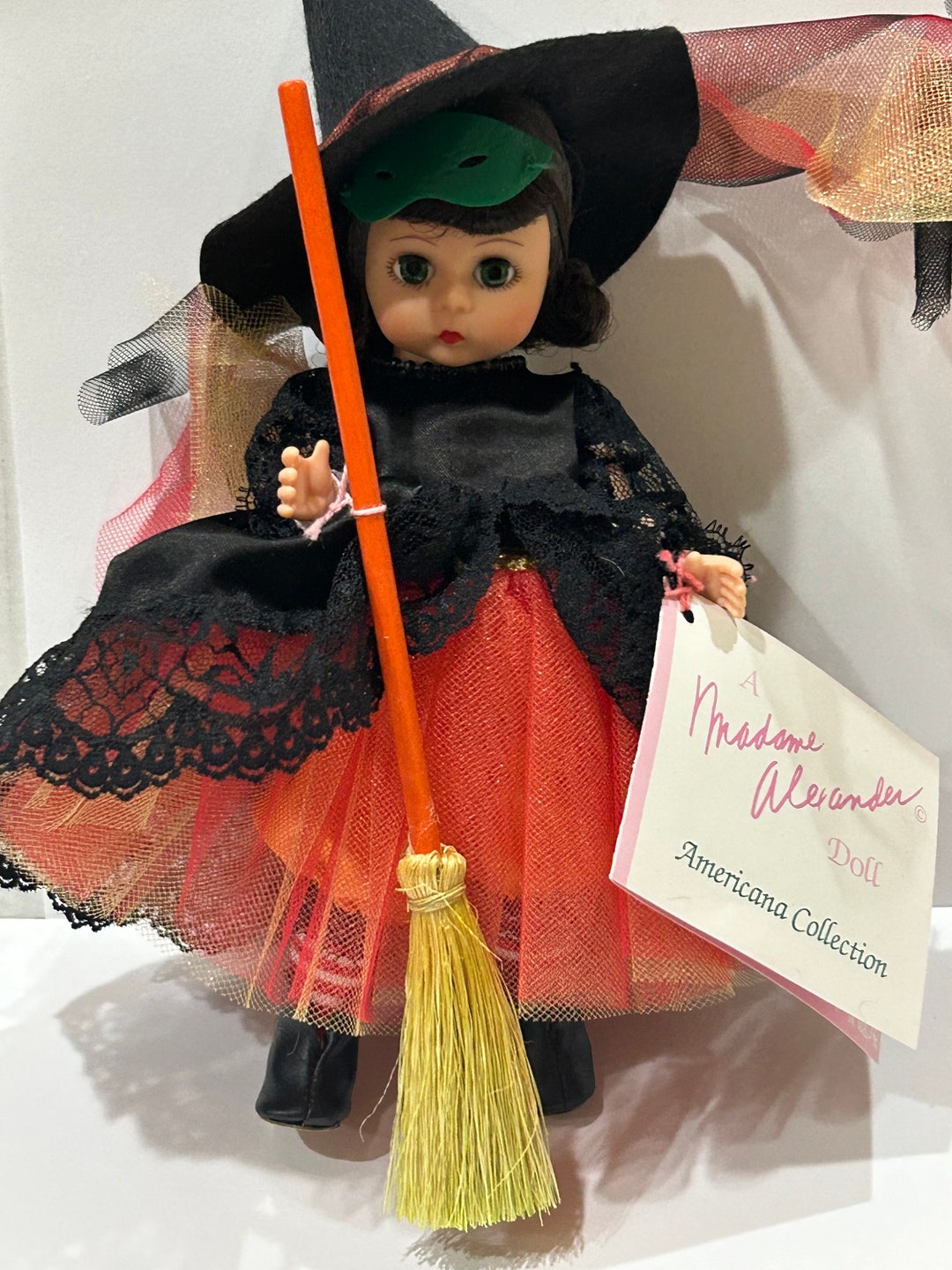Vintage Madame Alexander Brunette Witch Halloween - Etsy