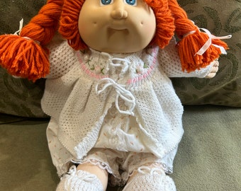 1982 Coleco O.A.A. Cabbage Patch Kids Red / Ginger Orange Hair Blue ...