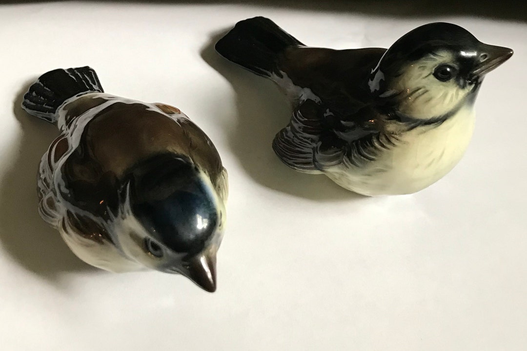 Vintage Pair of Porcelain Birds Goebel Germany - Etsy