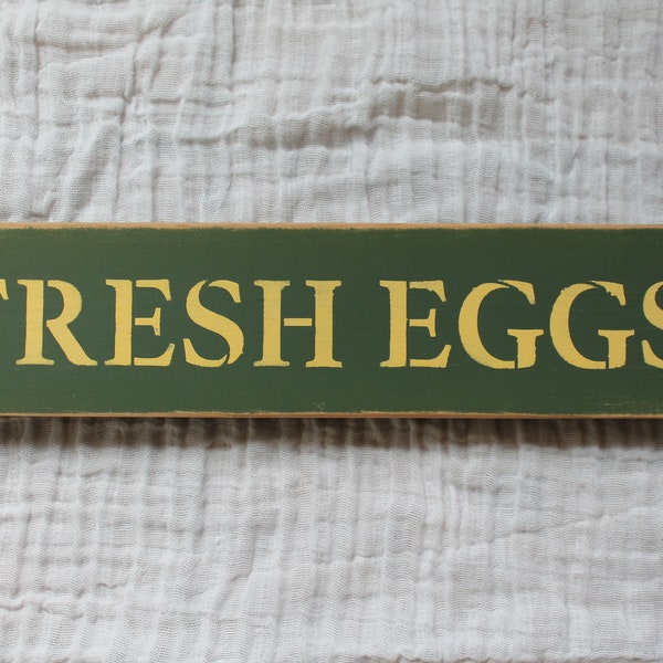 Fresh Eggs Sign - Etsy
