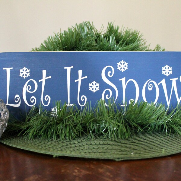 Snow Wood Sign - Etsy