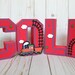 Train Name Letters, Train Room Decor, Chugga Chugga Two Two Party Decor ...