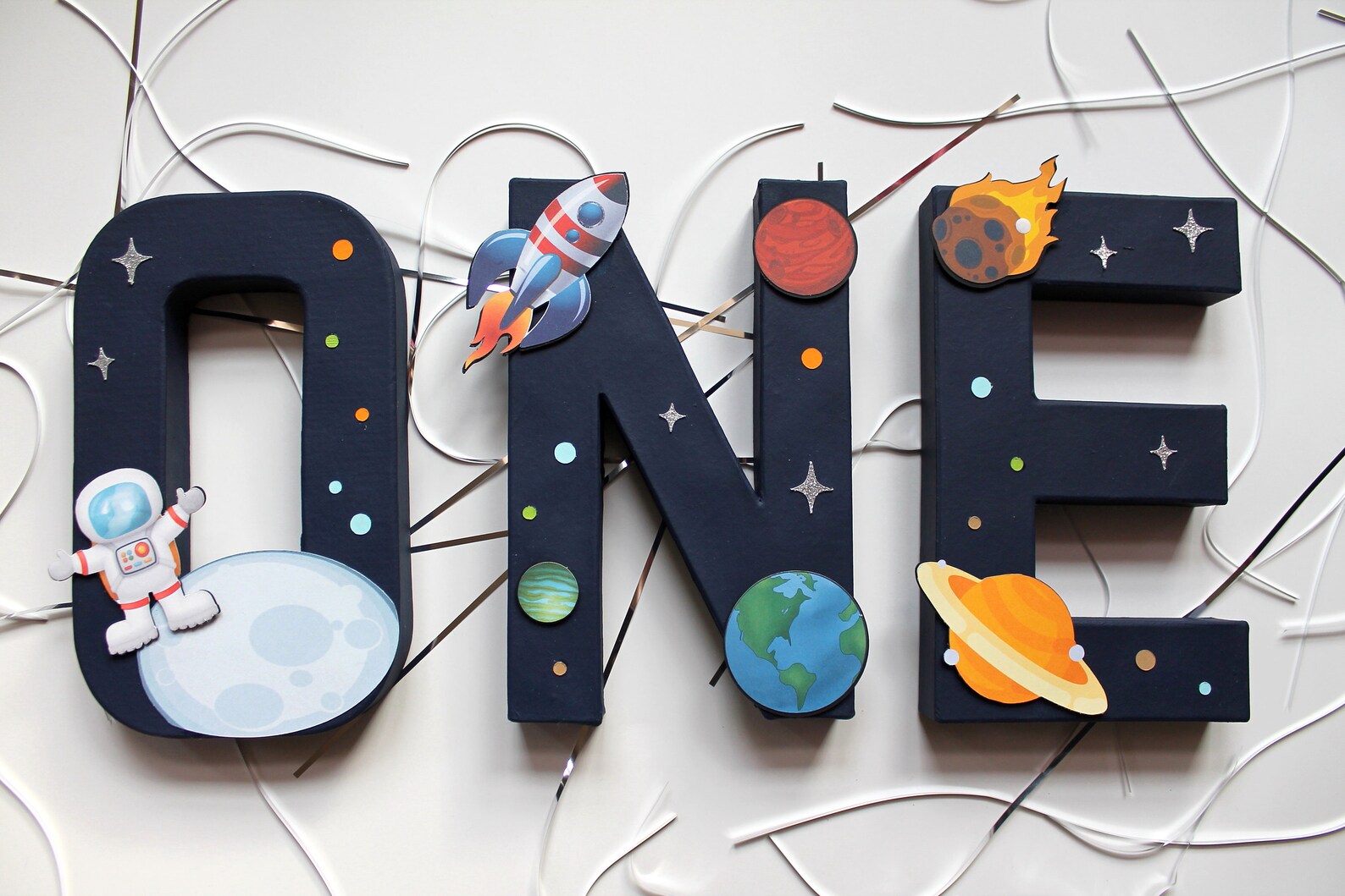 Outer Space Numbers Outer Space Letters Space Numbers First - Etsy