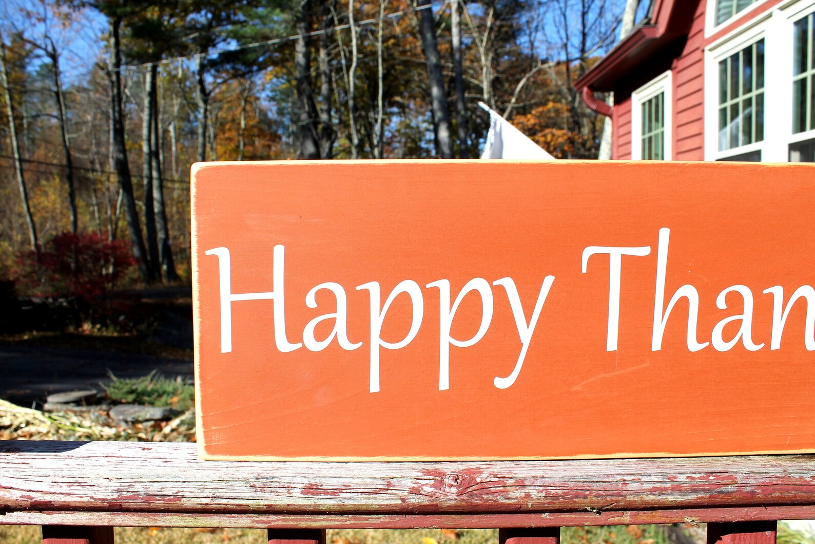 Happy Thanksgiving Wood Sign for Entryway, Thanksgiving Sign, Seasonal ...