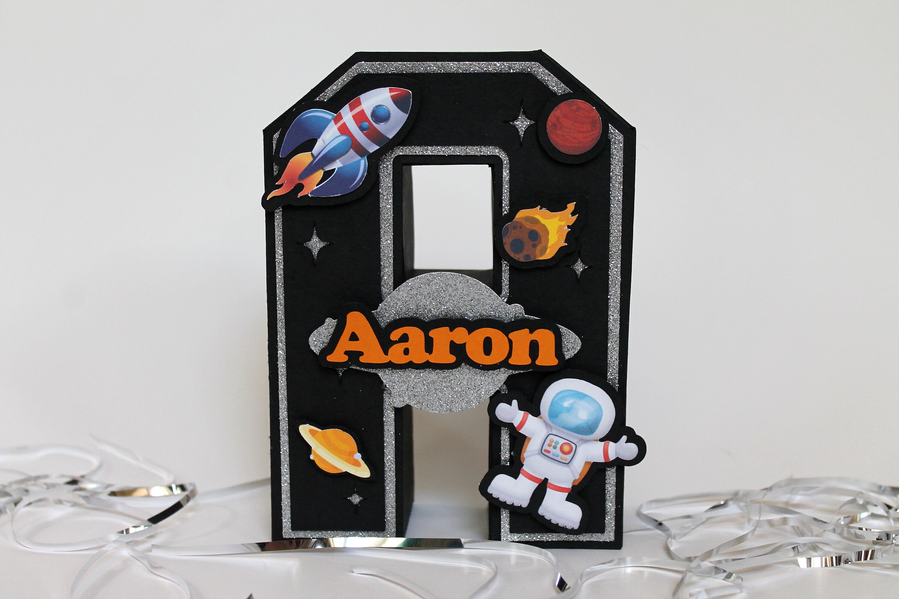Outer Space Personalized Letter Outer Space Letters Outer - Etsy