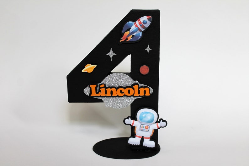 Outer Space Numbers Outer Space Birthday Decor Astronaut - Etsy