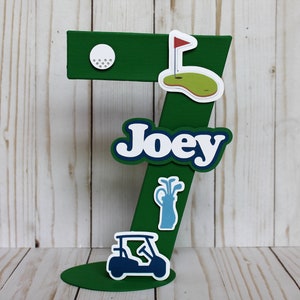 Golf Numbers, Number 1 Golf Theme, Hole in One Birthday, Hole in One ...