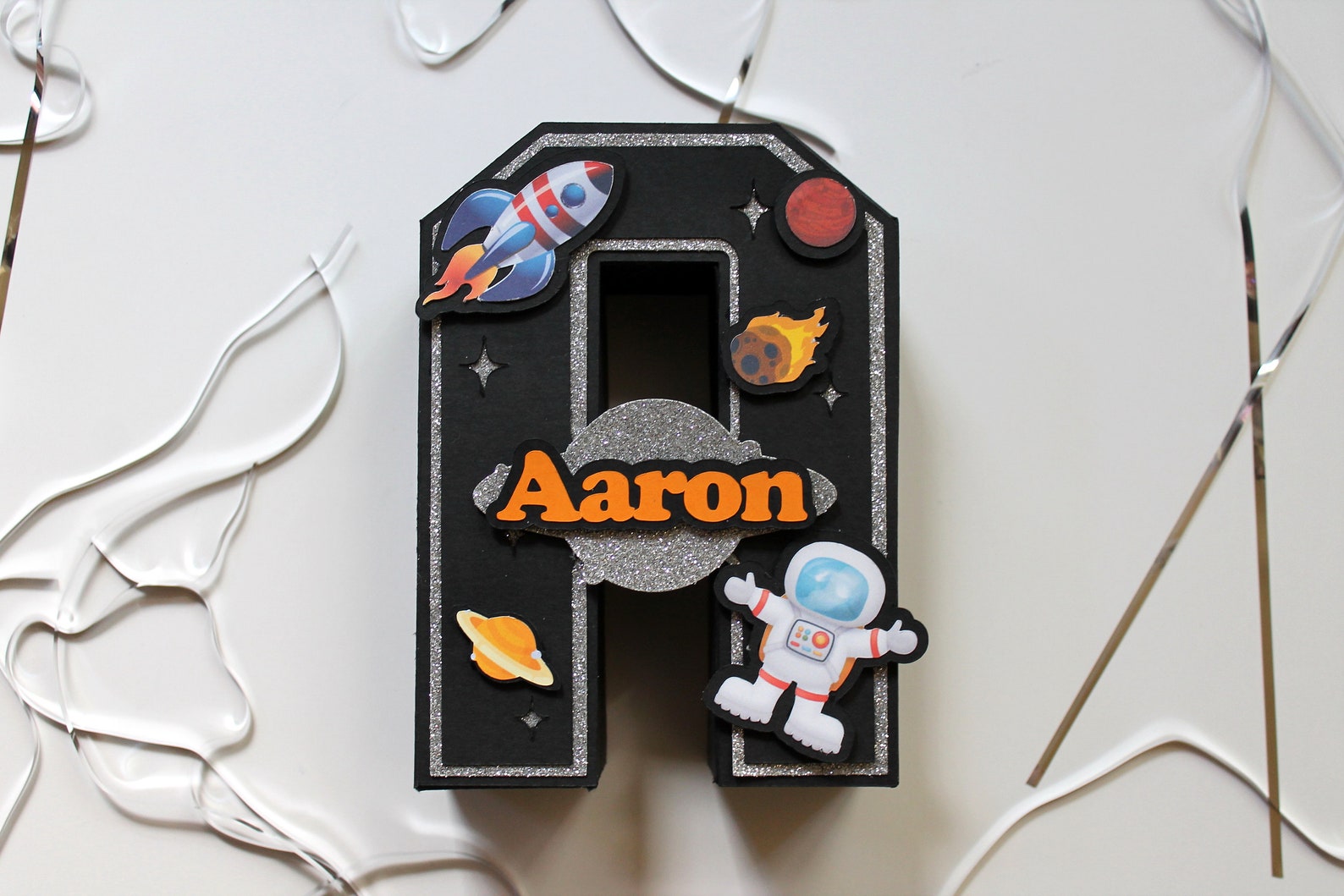 Outer Space Personalized Letter Outer Space Letters Outer - Etsy