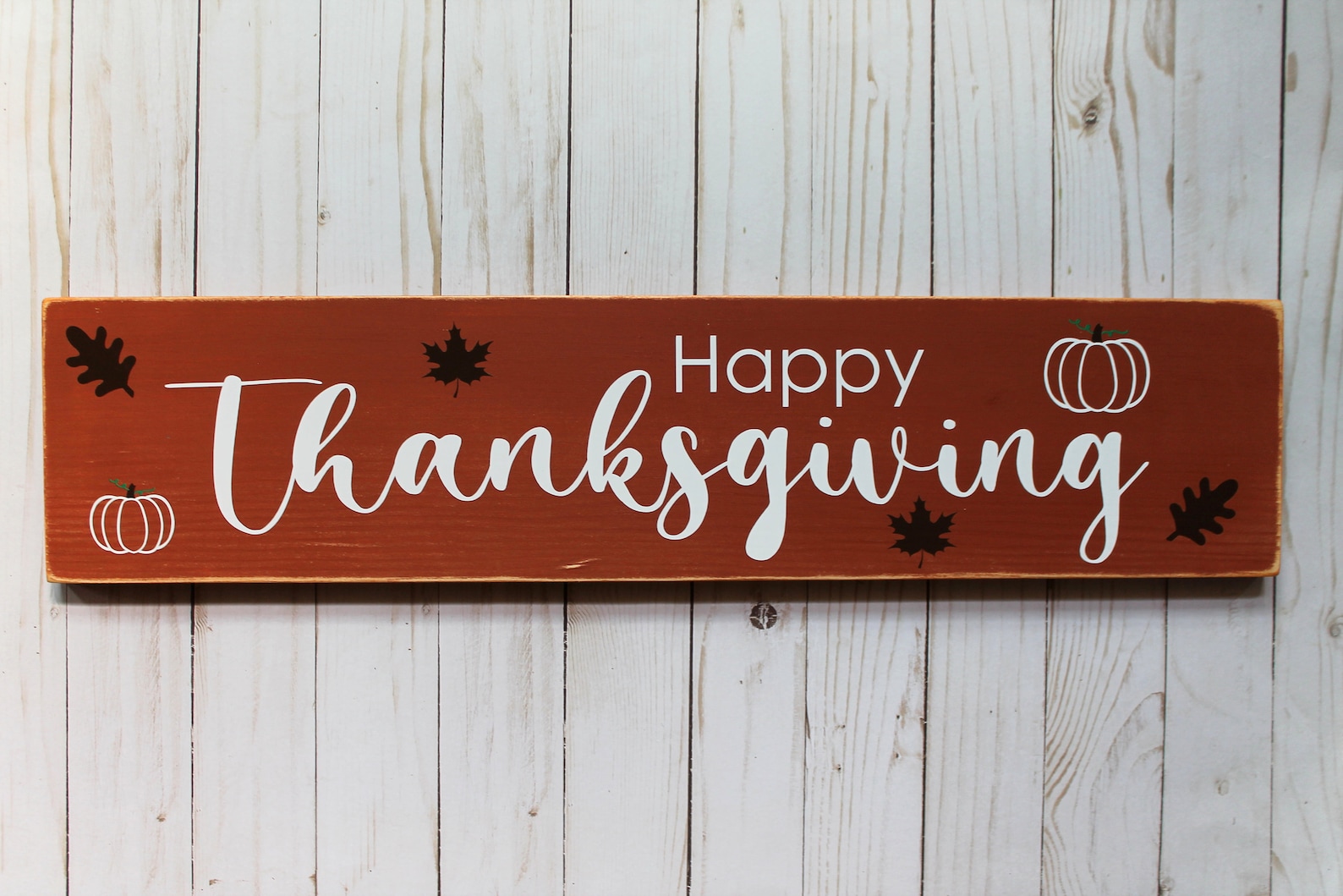 Happy Thanksgiving Sign Happy Thanksgiving Farmhouse Sign | Etsy
