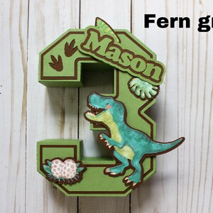 3 REX Number 3, 3 REX Birthday Decorations, 3 REX Birthday Centerpiece ...