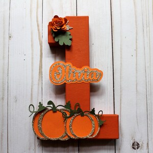 ONE First Birthday Pumpkin Numbers, Our Little Pumpkin First Birthday ...