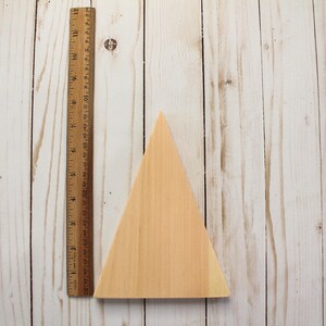 Unfinished Triangle Tree Cutout, Triangle Wood Cutout, Christmas Tree ...