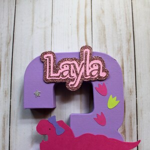 Three Rex Birthday Letters, Princess Dinosaur Birthday Party, Dinosaur ...