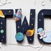 Outer Space Numbers Outer Space Letters Space Numbers First - Etsy