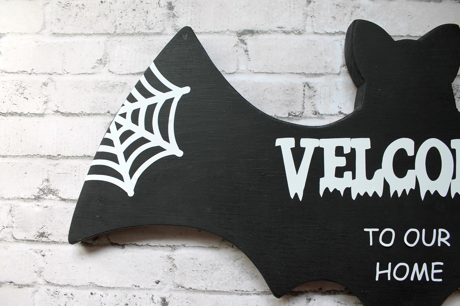 Bat Welcome Sign, Halloween Welcome Sign, Halloween Sign, Halloween Bat ...