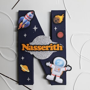 Outer Space Numbers, Outer Space Birthday Decor, Astronaut Birthday ...