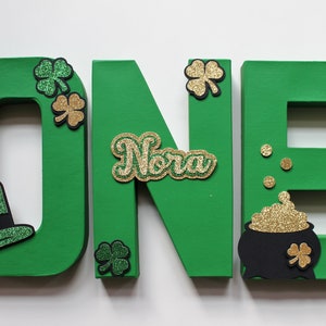 St. Patrick's Day Birthday Letters, St. Patrick's Day Birthday, Lucky ...