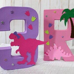 Three Rex Birthday Letters, Princess Dinosaur Birthday Party, Dinosaur ...