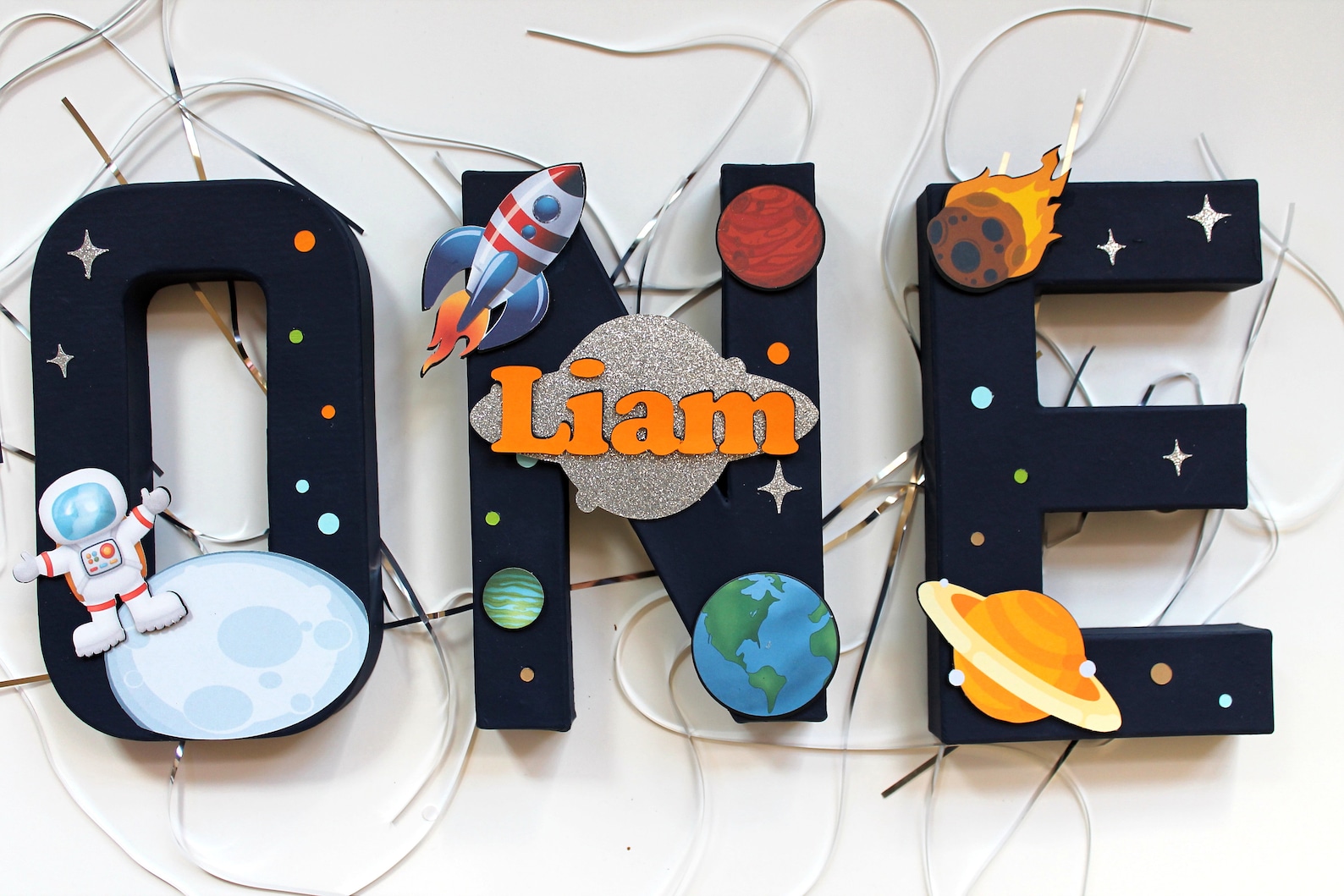 Outer Space Numbers Outer Space Letters Space Numbers First - Etsy