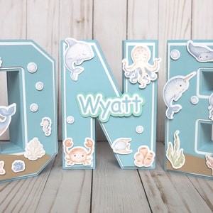Under the Sea Letters, Oneder the Sea Centerpiece, Oneder the Sea Decor ...