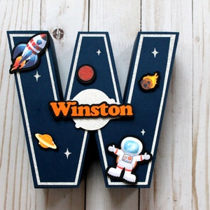 Outer Space Personalized Letter, Outer Space Letters, Outer Space Room ...