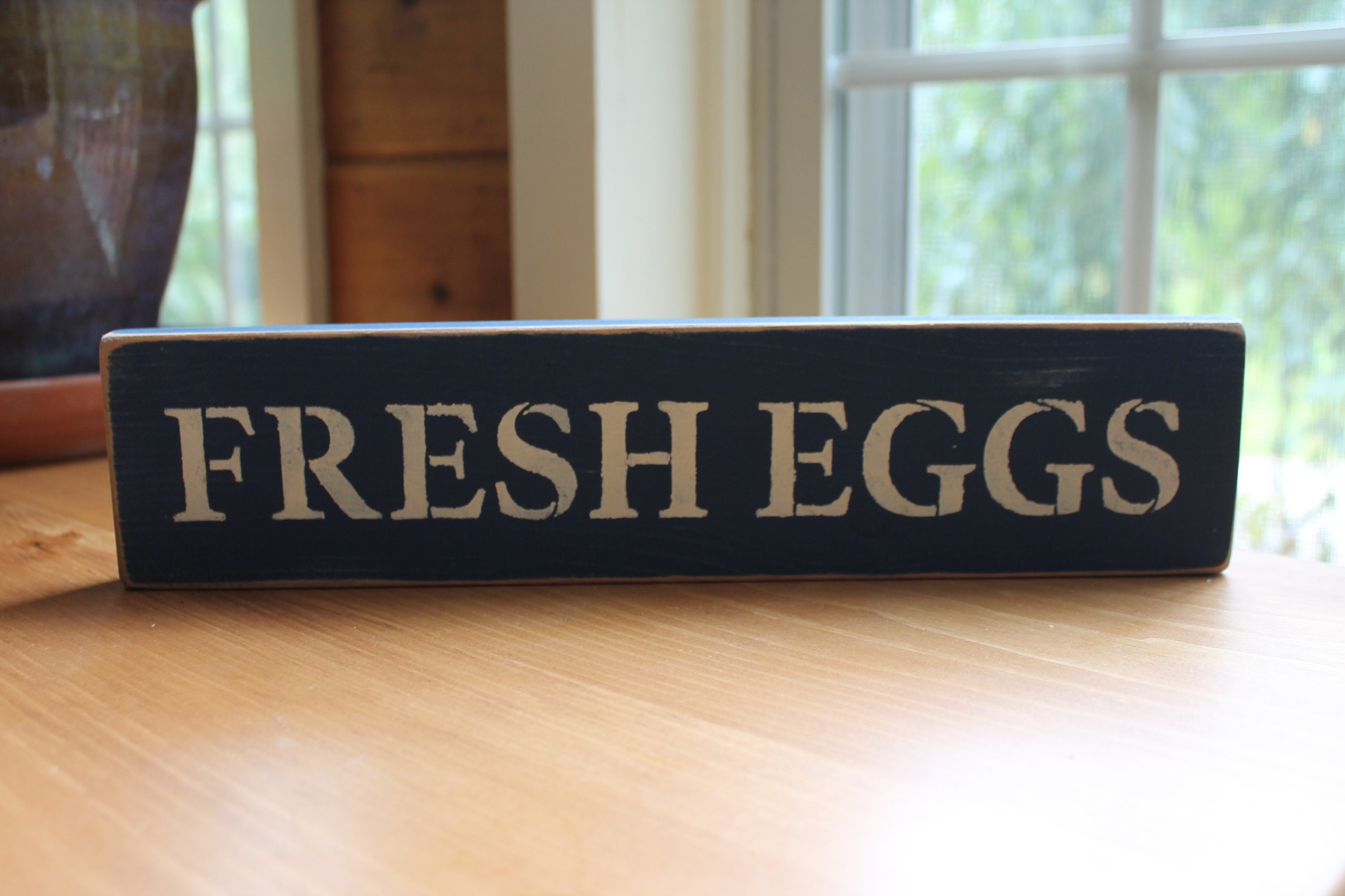 Fresh Eggs Sign Fresh eggs sign outdoor Farmhouse wall | Etsy