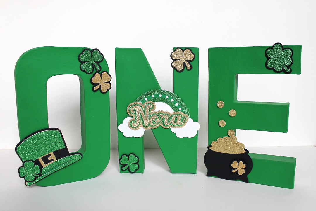 St. Patrick's Day Birthday Letters, St. Patrick's Day Birthday, Lucky ...