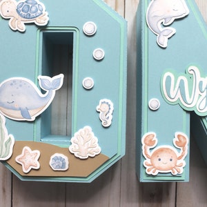 Under the Sea Letters, Oneder the Sea Centerpiece, Oneder the Sea Decor ...