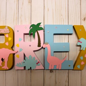 Three Rex Birthday Letters, Princess Dinosaur Birthday Party, Dinosaur ...