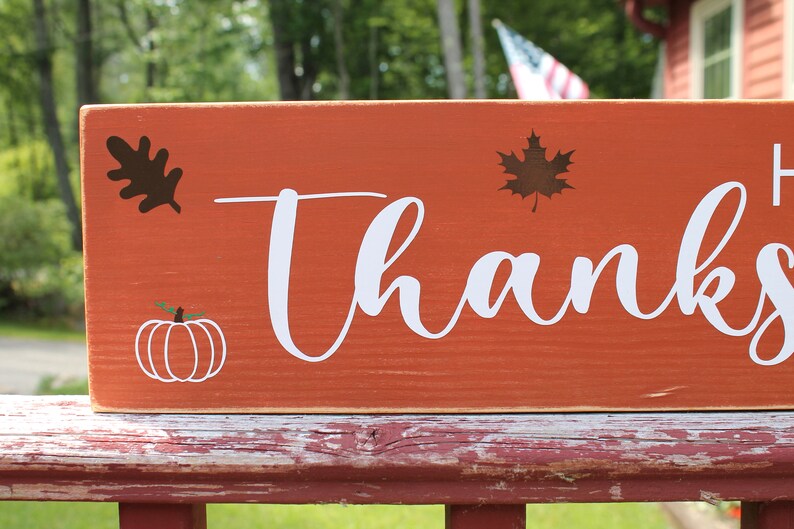 Happy Thanksgiving Sign Happy Thanksgiving Farmhouse Sign | Etsy