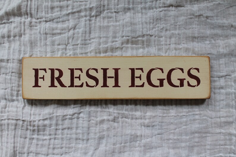 Fresh Eggs Sign Fresh Eggs Sign Outdoor Farmhouse Wall | Etsy