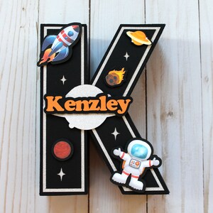 Outer Space Personalized Letter, Outer Space Letters, Outer Space Room ...