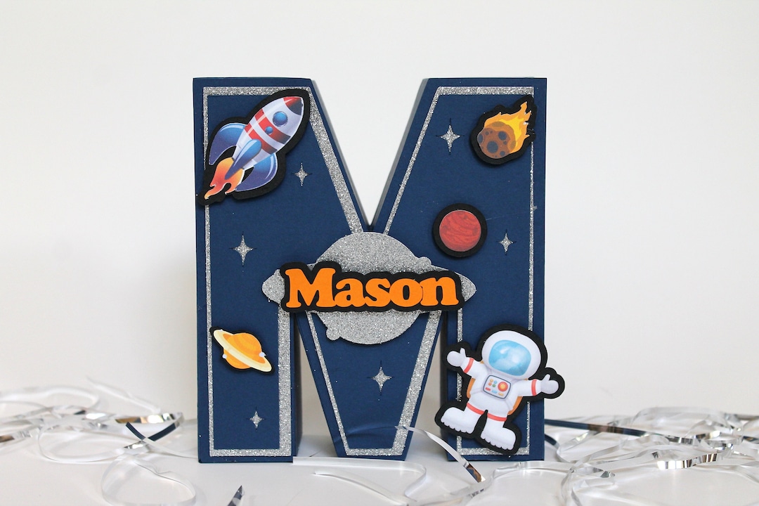 Outer Space Personalized Letter, Outer Space Letters, Outer Space Room ...