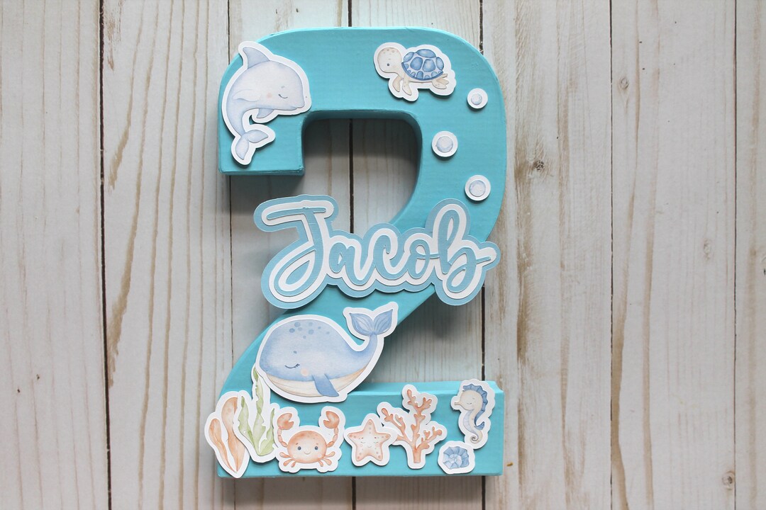 Under the Sea Numbers, Oneder the Sea Centerpiece, Oneder the Sea ...