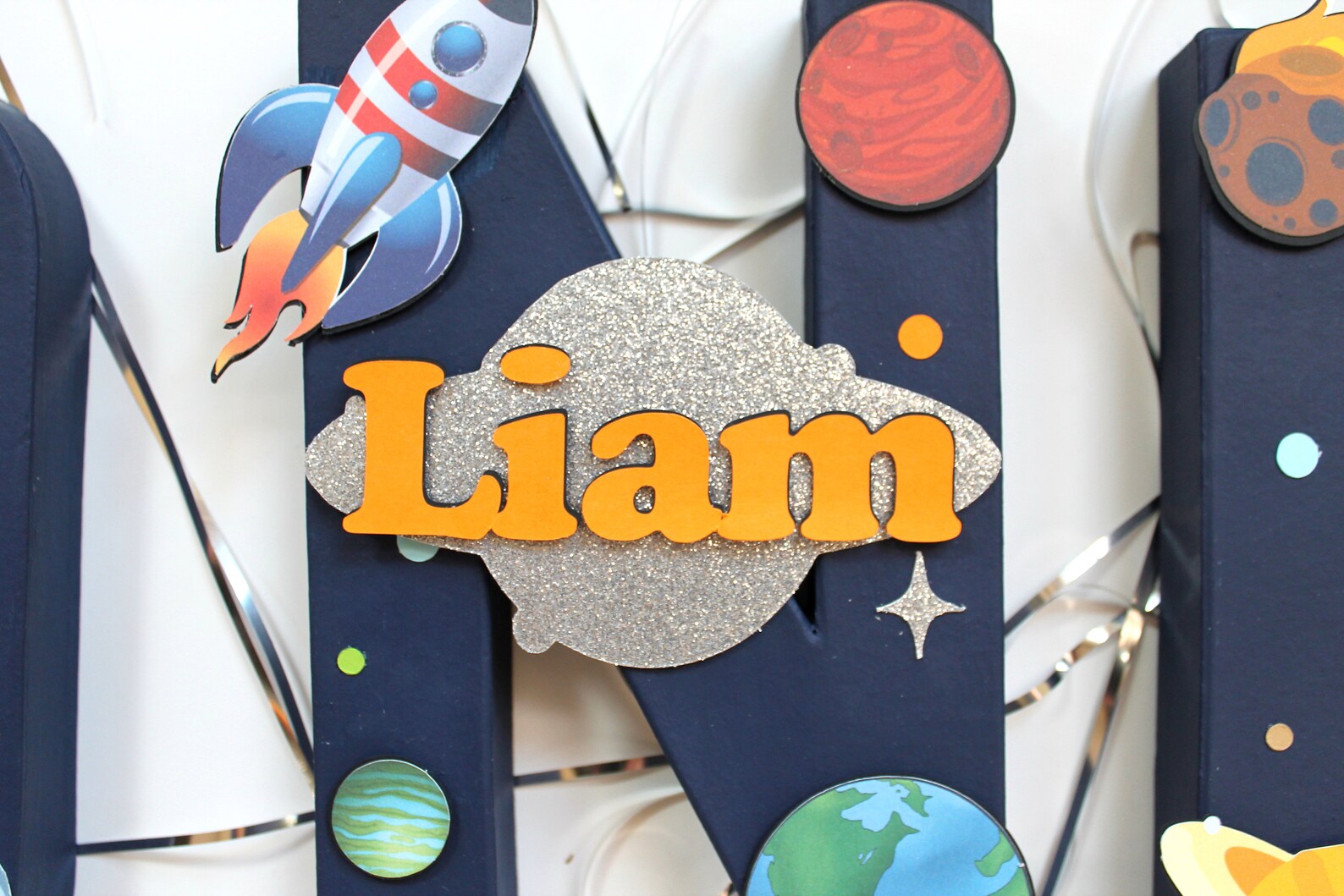 Outer Space Numbers Outer Space Letters Space Numbers First - Etsy