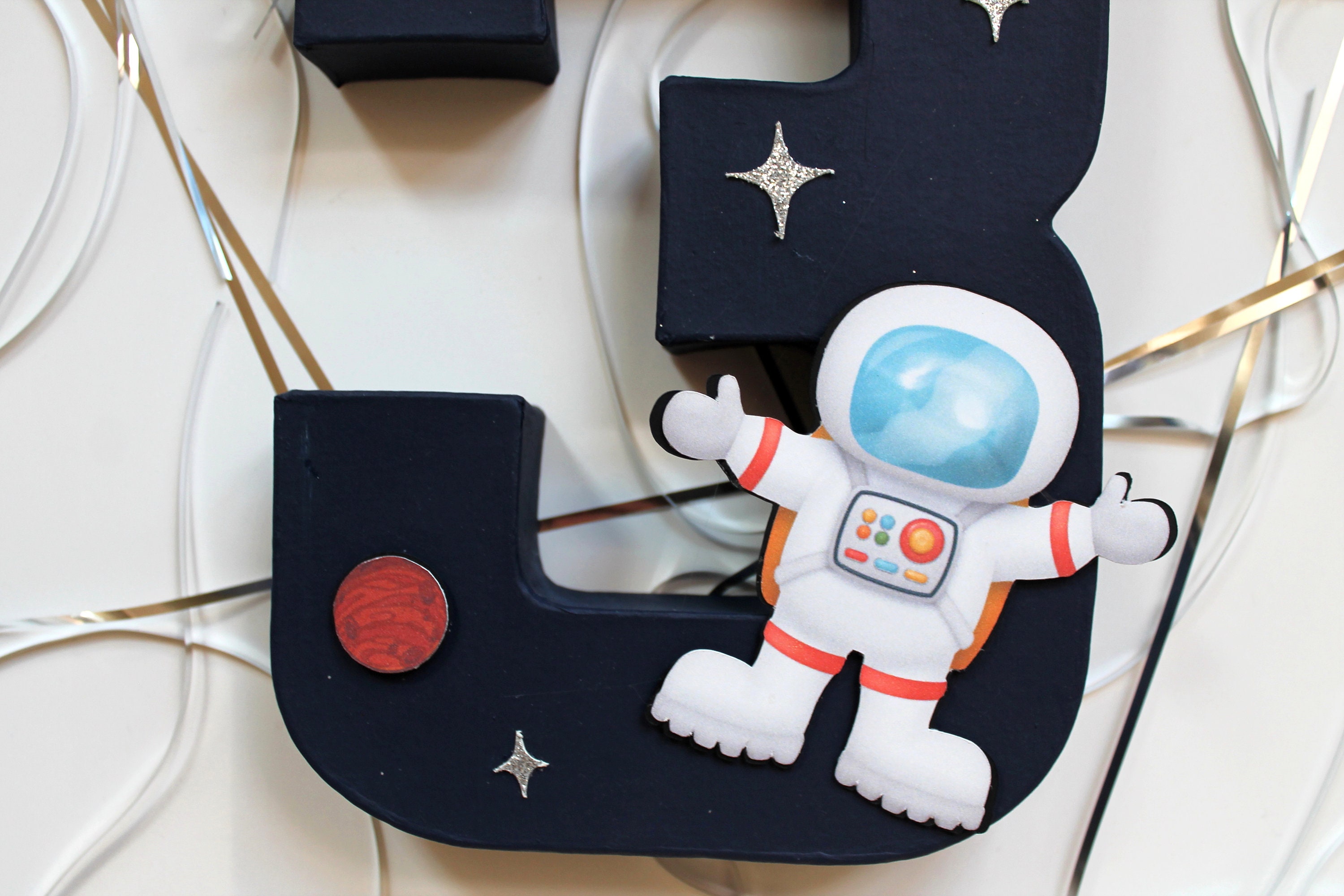Outer Space Numbers Outer Space Birthday Decor Astronaut - Etsy