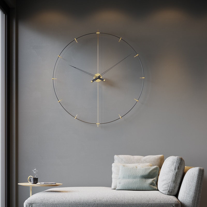 Large Wall Clock Modern - Etsy