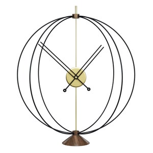 Table Clocks Modern, Wood Table Clocks, Clock on Stand, Unique Table ...