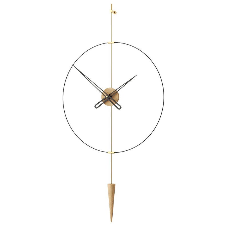 Large Modern Pendulum Wall Clock: Minimalist Design - Etsy