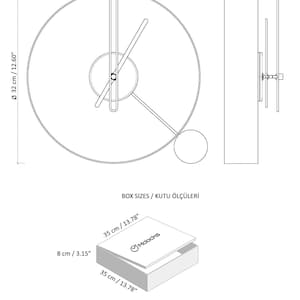 Luxury Silent Metal Desk Clock – Endless, Sculptural Ring, Modern Home ...