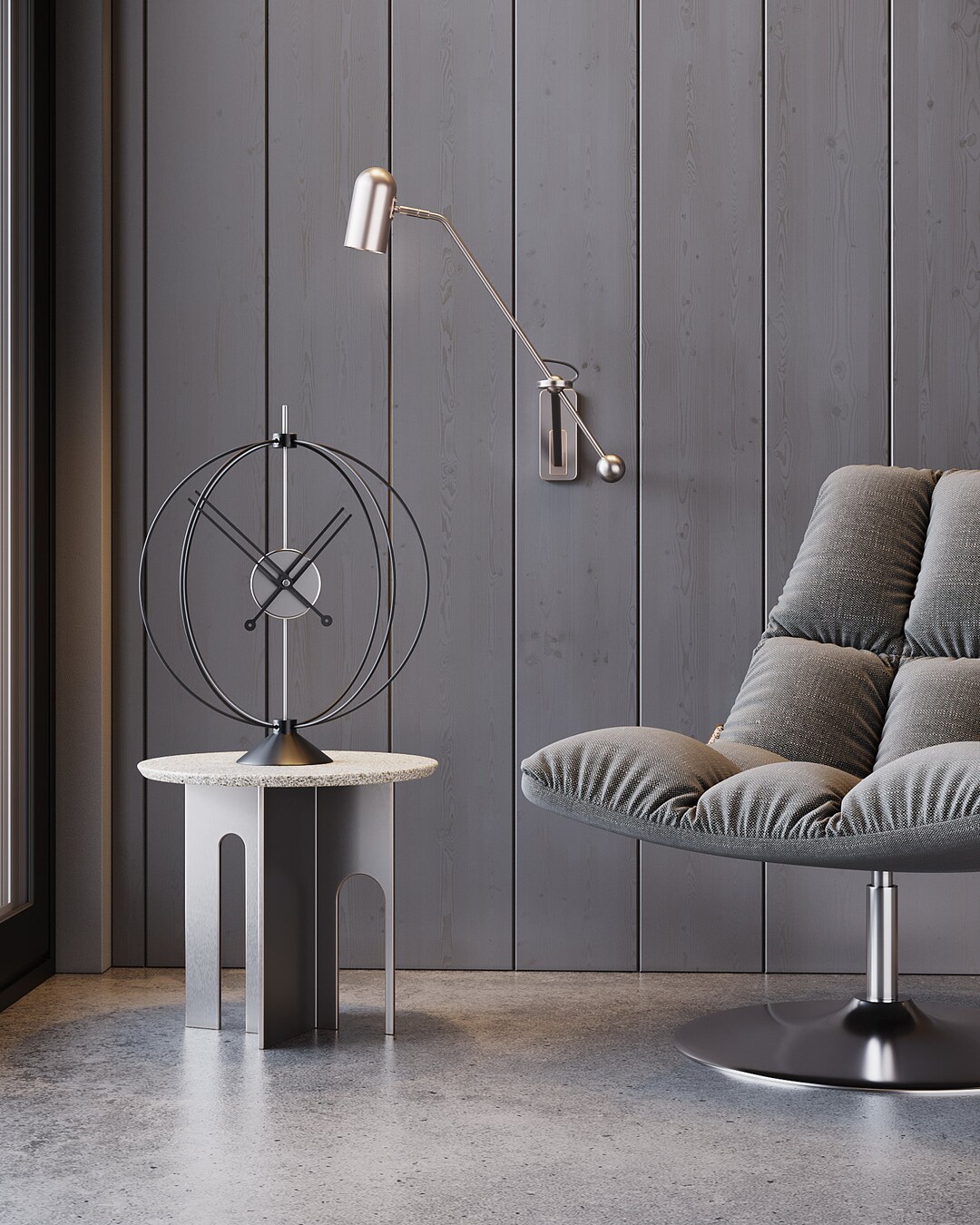 Table Clocks Modern, Wood Table Clocks, Clock on Stand, Unique Table ...