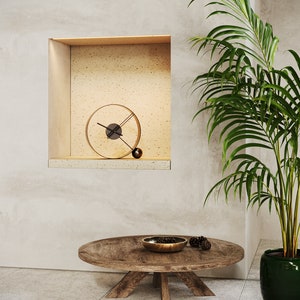 Table Clocks Modern, Wood Table Clocks, Clock on Stand, Unique Table ...