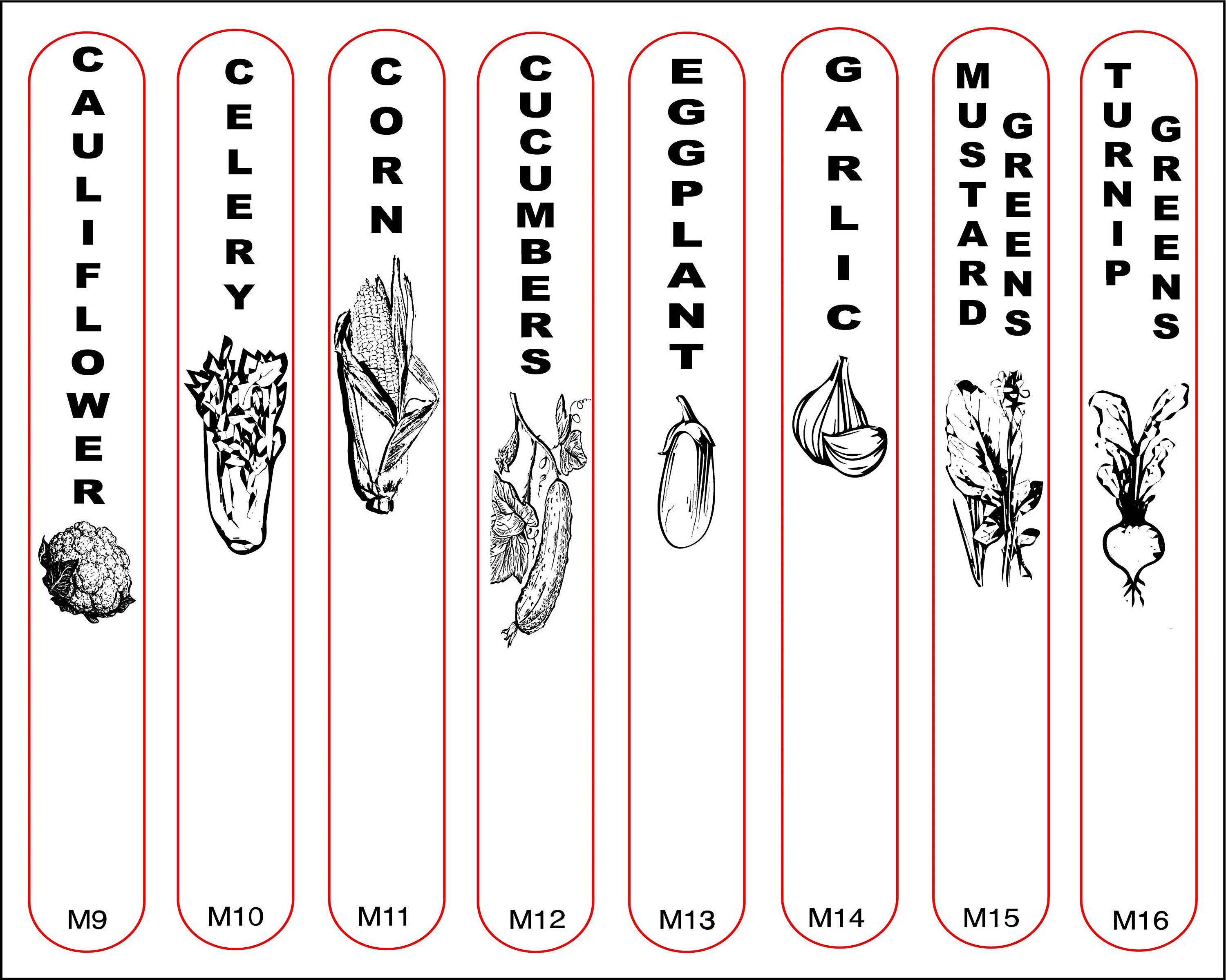 SVG DWG Dxf File Garden Markers Cut Engrave Circuit Plasma - Etsy