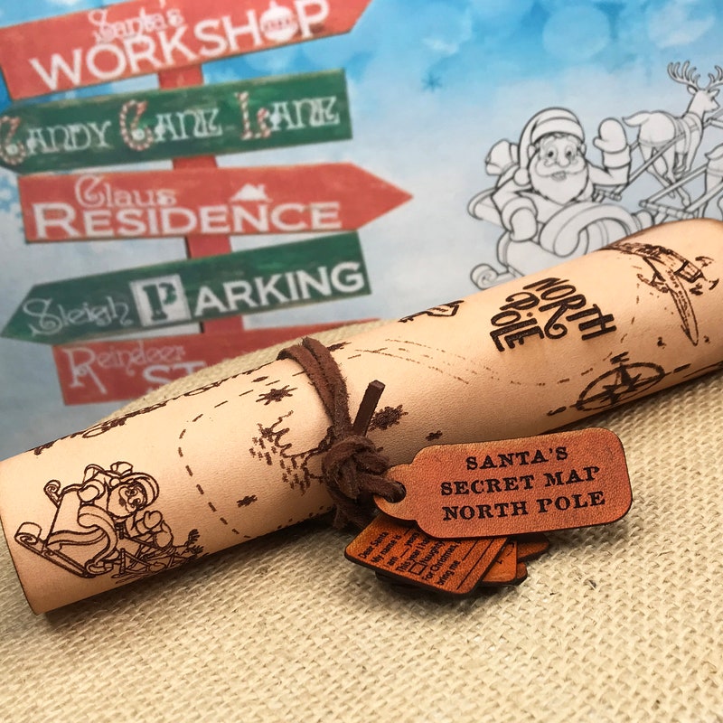 Maps Santa Village - Etsy