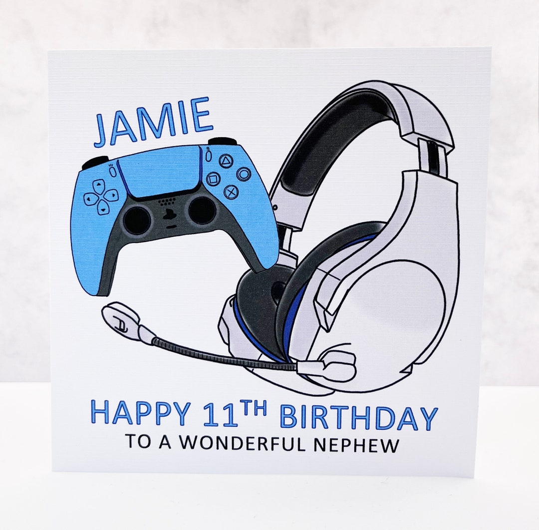 Personalised PS Birthday Card Boys or Girls Playstation - Etsy UK