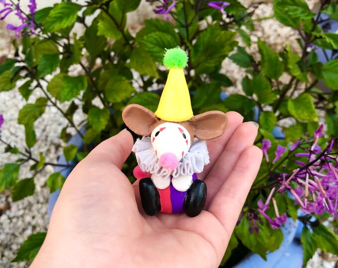 Clown Mouse - Etsy