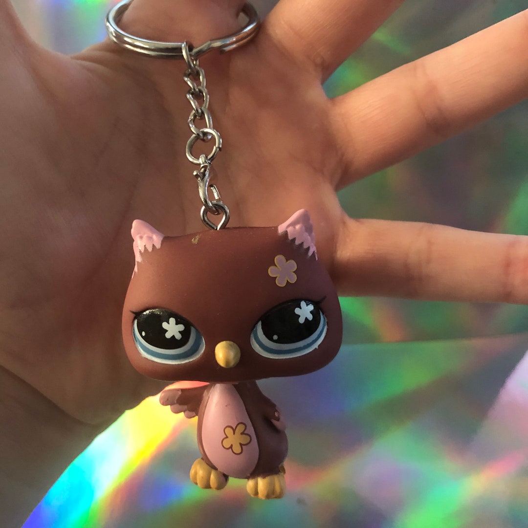 LPS Owl Keychain - Etsy