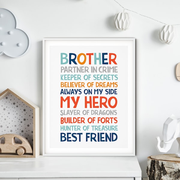Brothers Sign - Etsy
