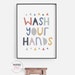 Wash Your Hands, Kids Bathroom Printable, Wash Your Hands Print, Kids ...